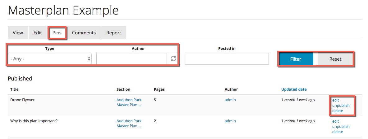 Adding Documents and Pins – Urban Interactive Studio